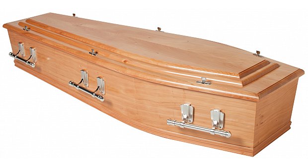 Western Raised Lid - Solid Wood Casket | Western Caskets