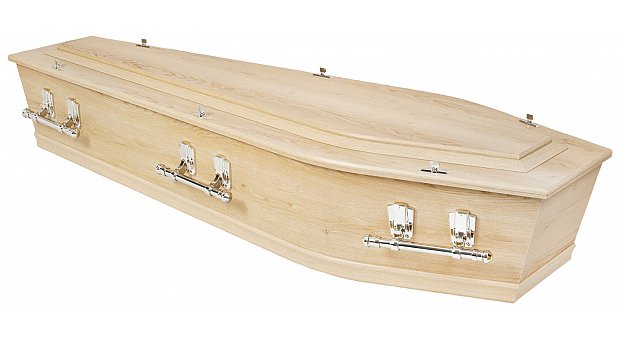 Serenity - Wood Grained MDF Casket, Satin Finish | Western Caskets