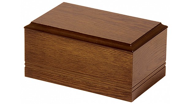 Small - Wood Grained MDF, High Gloss Finish | Western Caskets